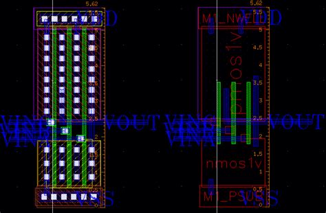 Full Custom IC Schematic Layout Logic Gate