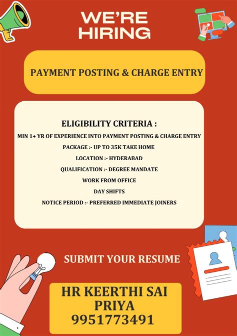 Keerthi Sai Priya On Linkedin We Are Hiring Payment Posting