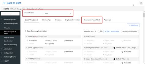 Big Little Things Dependent Fieldsblocks Vtiger Crm Blog