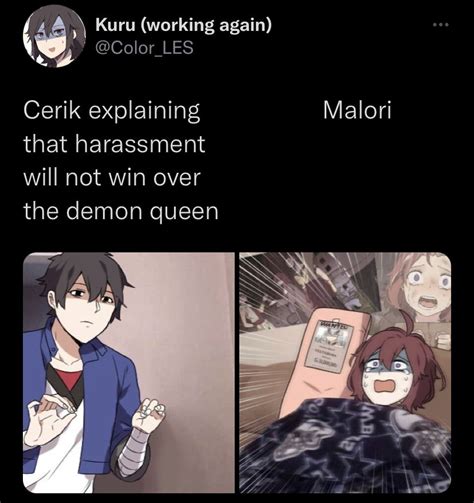 Mage And Demon Queen Goofy Drawing Webtoon Graphic Novel