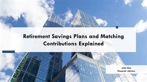 Retirement Savings Plans And Matching Contributions Explained Ppt Mockup At