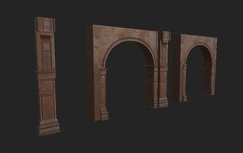 3d Model Arc Frame Vr Ar Low Poly Cgtrader