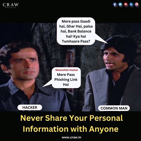 Dont Share Confidential Data With Anyone Craw Security Posted On The Topic Linkedin