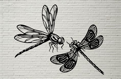 Dragonfly Svg Cut File Dragonfly Clipart Dragonfly Vector Etsy