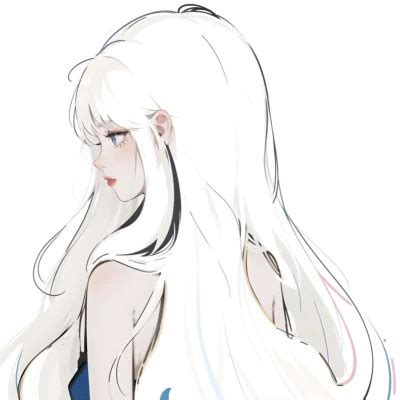 清冷感手绘动漫女头 头像漫画图片2023最新款女生 女生头像 美头网