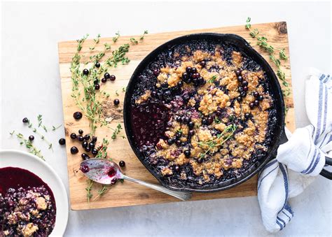 Nova Scotia Wild Blueberry Crisp Taste Of Nova Scotia