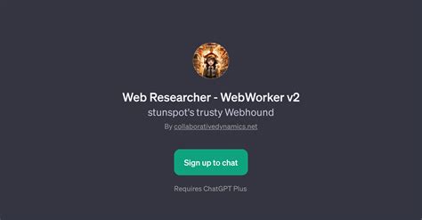 Web Researcher WebWorker V AI Tool For Webscraping