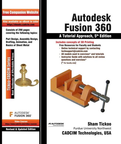 Autodesk Fusion 360 A Tutorial Approach 5th Edition By Sham Tickoo Ebook Barnes And Noble®