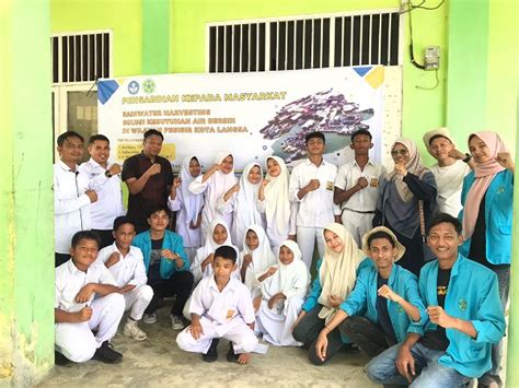 Rainwater Harvesting Atasi Kebutuhan Air Bersih Pulau Pusong