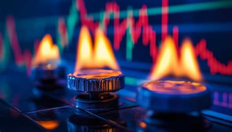 Visual Representation Of Rising Natural Gas Prices Featuring Gas
