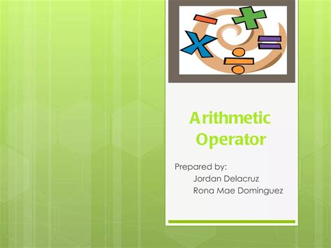Arithmetic Operator PPT