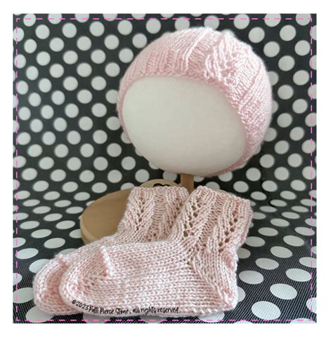 Charity Pattern Plaited Hat And Sox Knit