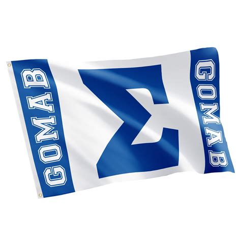 Desert Cactus Phi Beta Sigma Flag Fraternity Gomab Flag Greek Banner