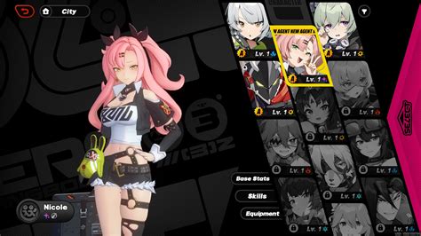 Nicole In Zenless Zone Zero Zzz Skills Kit And Jiggle Physics