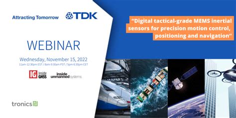 Digital Tactical Grade Mems Inertial Sensors Webinar