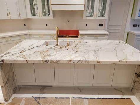 Kitchen Neolith Calacatta Luxe Calcutta Gold Marble Kitchen Luxe