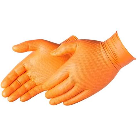 Duraskin® Orange 8 Mil Nitrile Disposable Gloves Ritz Safety