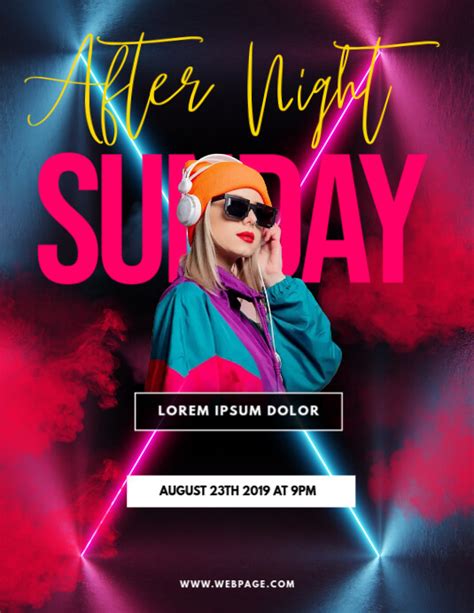 Dance Party Flyer Template Postermywall