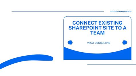 Connect Existing Sharepoint Site To A Microsoft Team Youtube