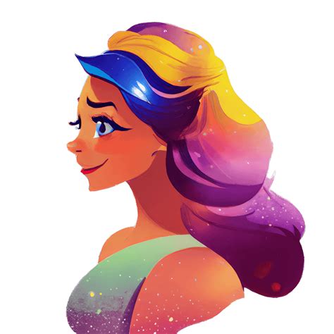 Walt Disney Princess Portrait Graphic · Creative Fabrica