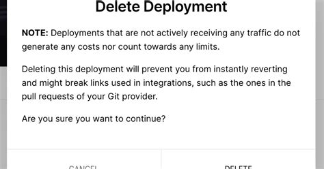 Delete Old Vercel Production Deployments