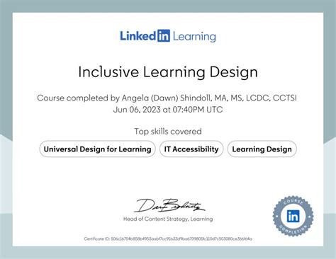 Certificate Of Completion Angela Dawn Shindoll Ma Ms Lcdc Cctsi