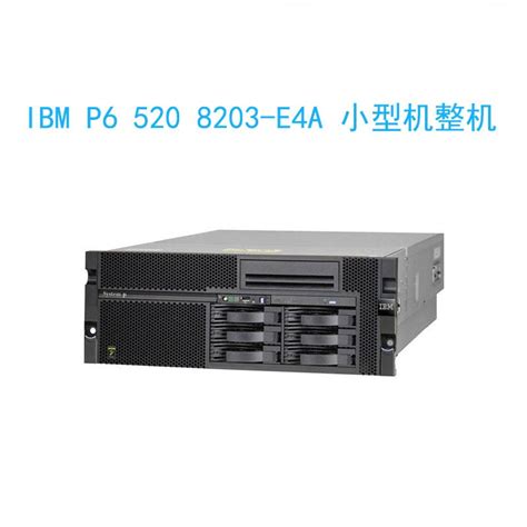 IBM Minicomputer P6 520 8203 E4A Whole Machine 4C 4 2 4G 8 Dual Power Supply Detachable