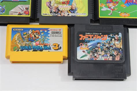 Lot Of 8 Nintendo Famicom Games Tested And Working Super Mario Bros 3