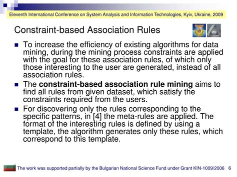 Ppt Discovering The Constraint Based Association Rules In An Archive