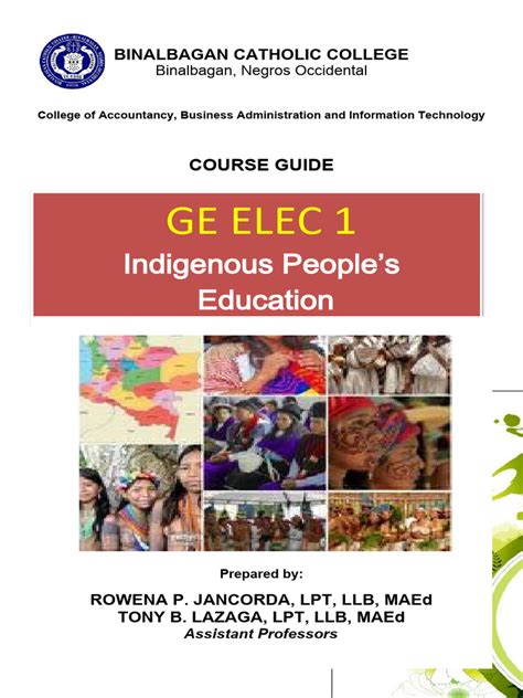 Ge Elect 1 Modules Pdf Indigenous Peoples Sustainability