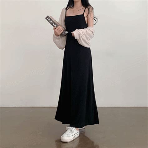 써니 크롭 볼레로 가디건 나시 롱원피스 Set 4color 봄신상반팔자켓비키니셔츠여름원피스투피스 에이블리