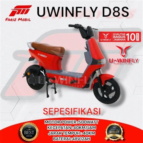 Jual Sepeda Listrik Uwinfly Dragonfly 7s D7s Sepeda Listrik Uwinfly
