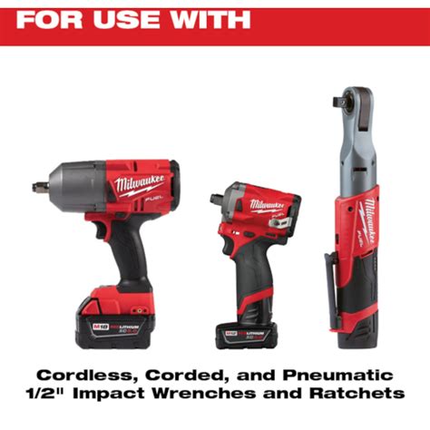Milwaukee Shockwave™ Impact Duty™ 14pc 1 2in Drive Metric Standard 6