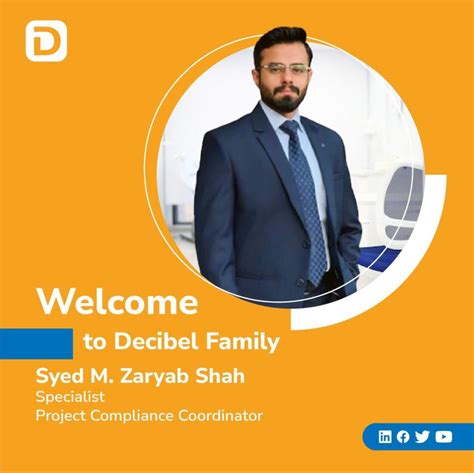 zaryab shah on linkedin thank you decibel hrms