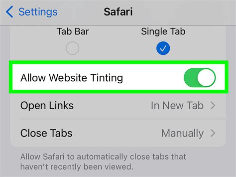 What Is Website Tinting In Safari On The Iphone And Ipad