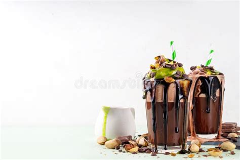 Dubai Chocolate Milkshake Stock Photos Free Royalty Free Stock