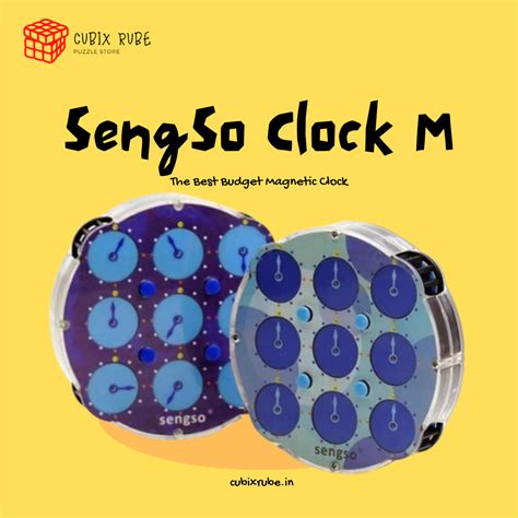 Sengso Clock Magnetic Cubix Rube
