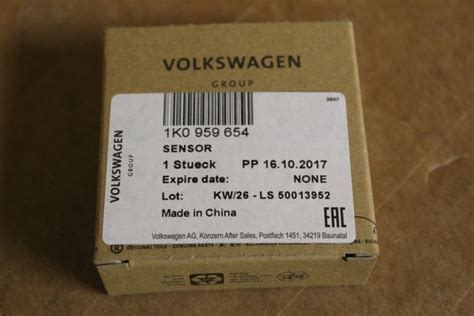 SENSOR 1K0959654 New Genuine Part | Deutsche Parts