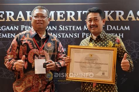 Pemerintah Kabupaten Tulungagung Raih Penghargaan Anugerah Meritokrasi
