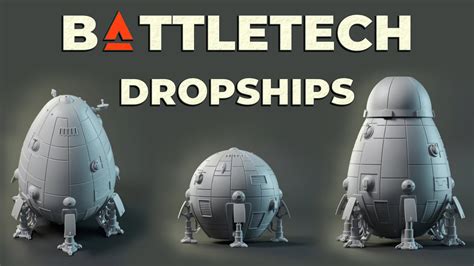 Battletech Dropship Packs Miniatures For Epic Battles Lingster Games