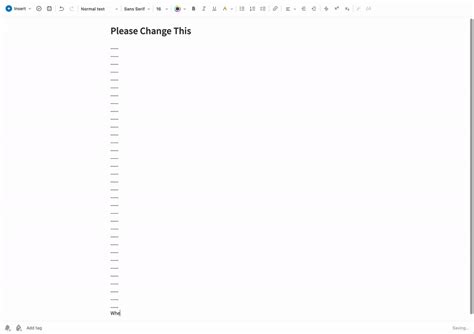 We Need Buffer Space When Typing At The Bottom Of A Note General