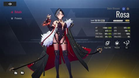 Etheria Restart Rosa Character Overview