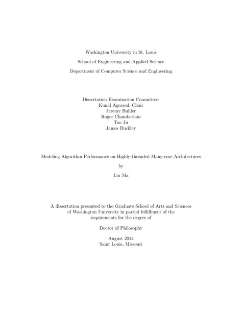 pdf modeling algorithm performance on highly threaded many core