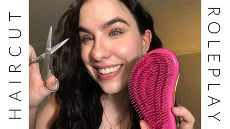 Asmr Hair Styling Roleplay Haircutbrushingstyling With Real Hair