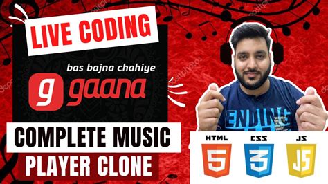 Create A Music Website Using HTML CSS JAVASCRIPT Add Music In HTML Website Spotify Clone