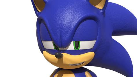 Sonic The Hedgehog 3d Render Digital Art By Clickdamn