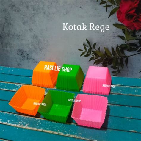 Jual Set Pcs Cetakan Kotak Segi Besar Rege Kue Puding Agar Jelly Bolu Kukus Talam Putu Ayu