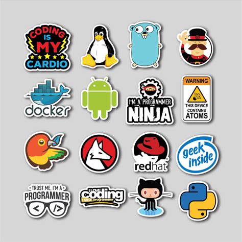 Jual Best Seller Stiker Programmer Stiker Helmmotor Laptop
