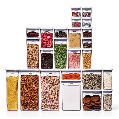 20 Piece Pop Container Set And Pop 4 Piece Mini Container Set Bundle