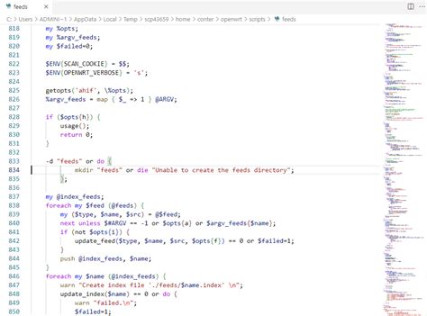 Error When Running Scriptsfeeds Update A For Developers Openwrt Forum